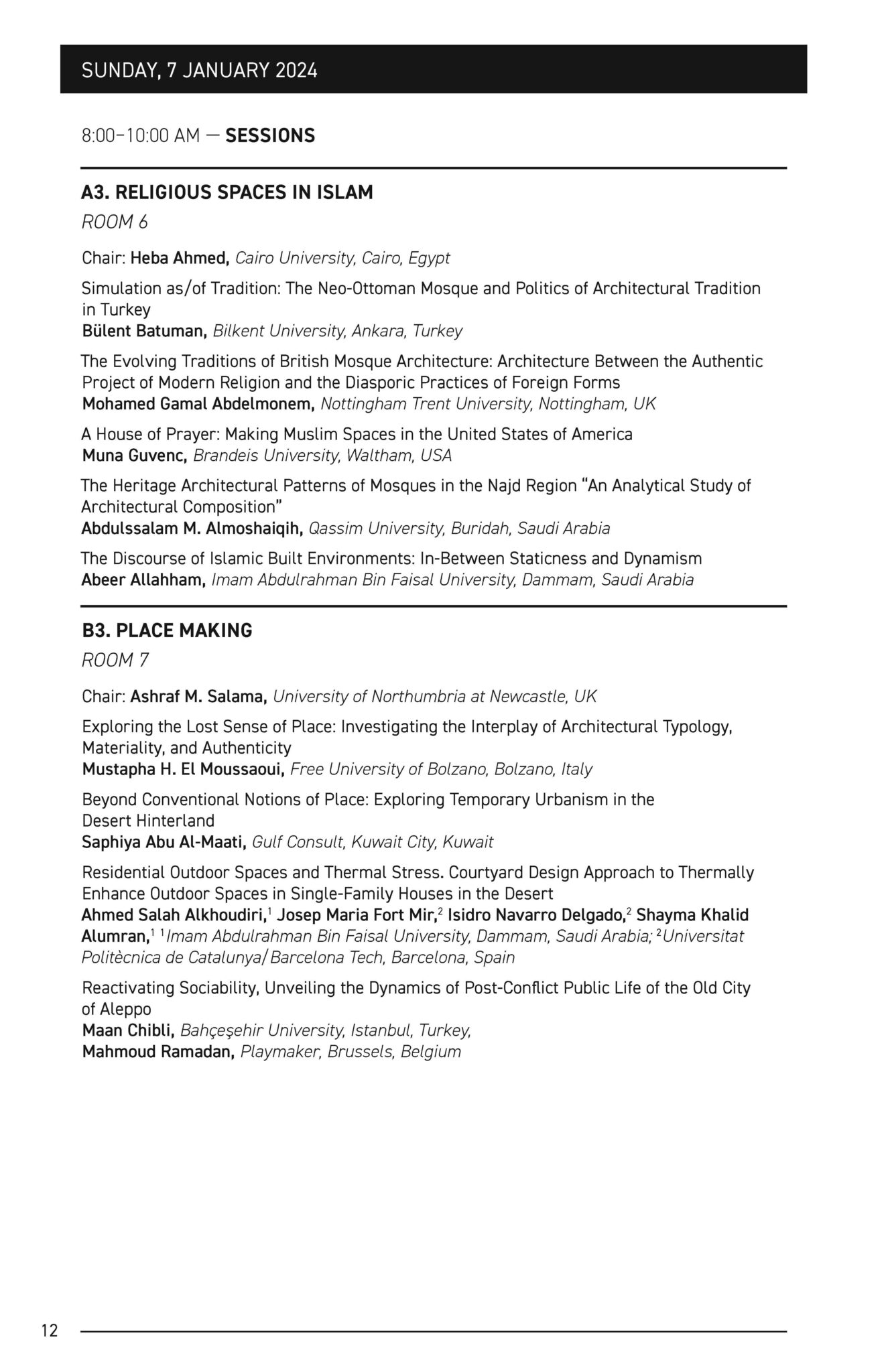 PROGRAM IASTE 2024 | https://iaste.org/