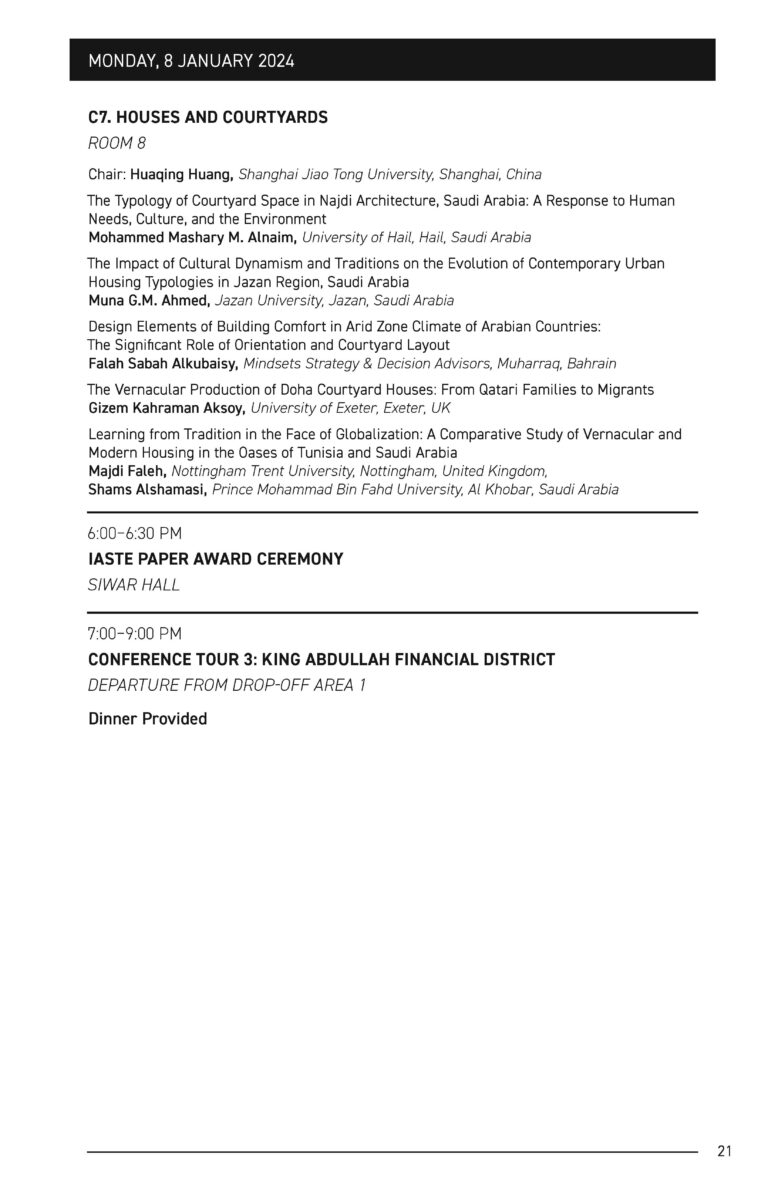 PROGRAM IASTE 2024 | https://iaste.org/