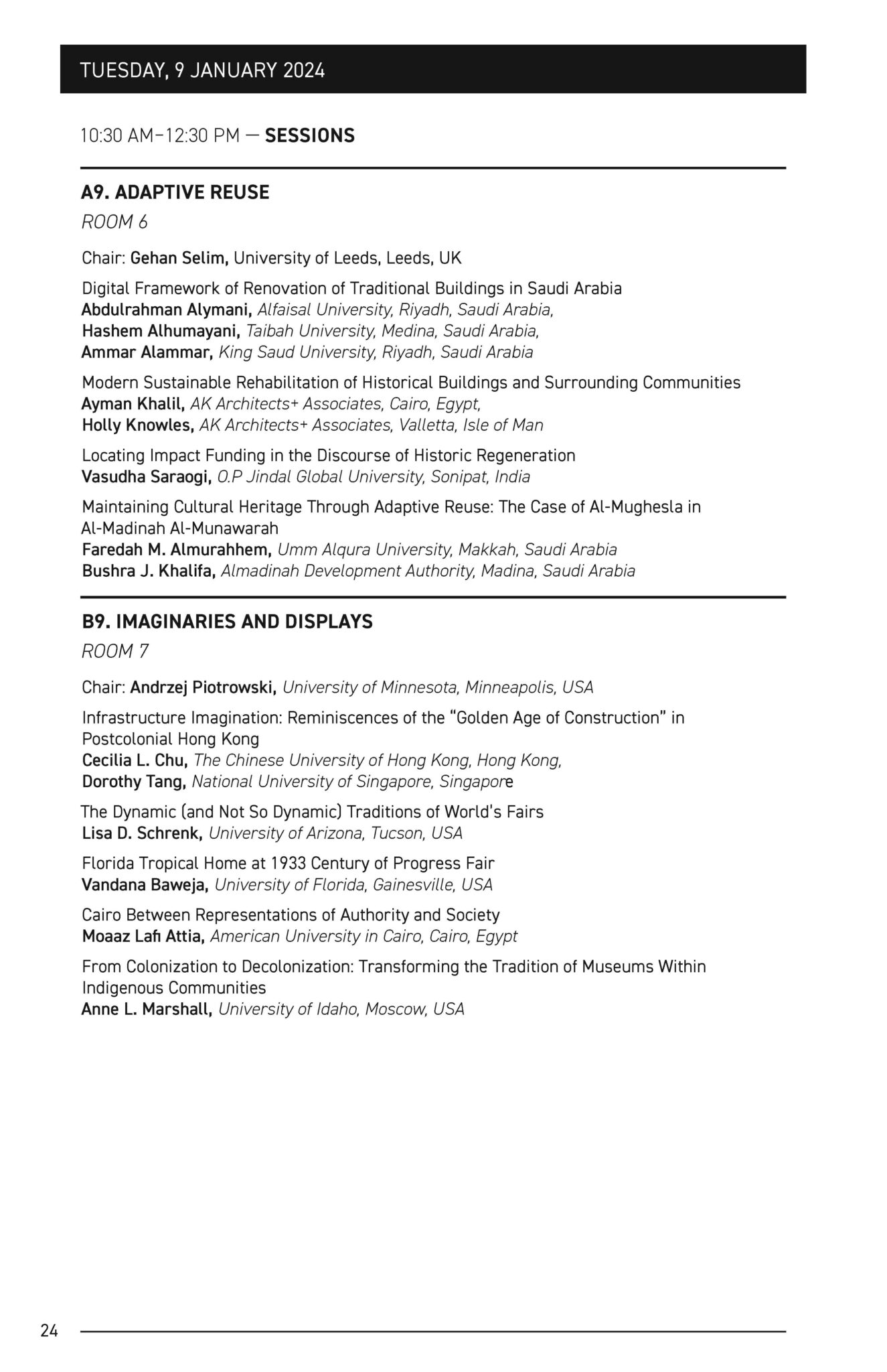 PROGRAM IASTE 2024 | https://iaste.org/